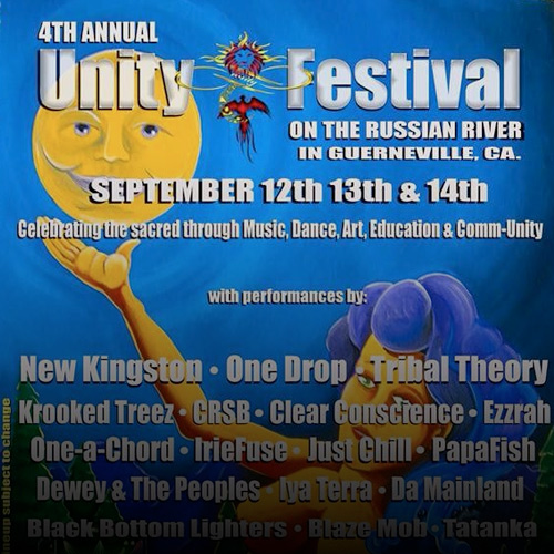 NorCal's Unity Festival Sept. 12-14th - Top Shelf Music