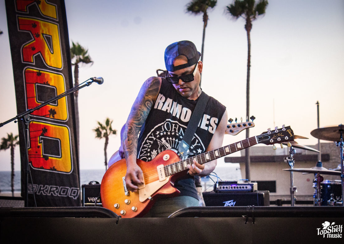 Bret Bollinger breaks stage at KROQ's Huntington Beach concert series ...