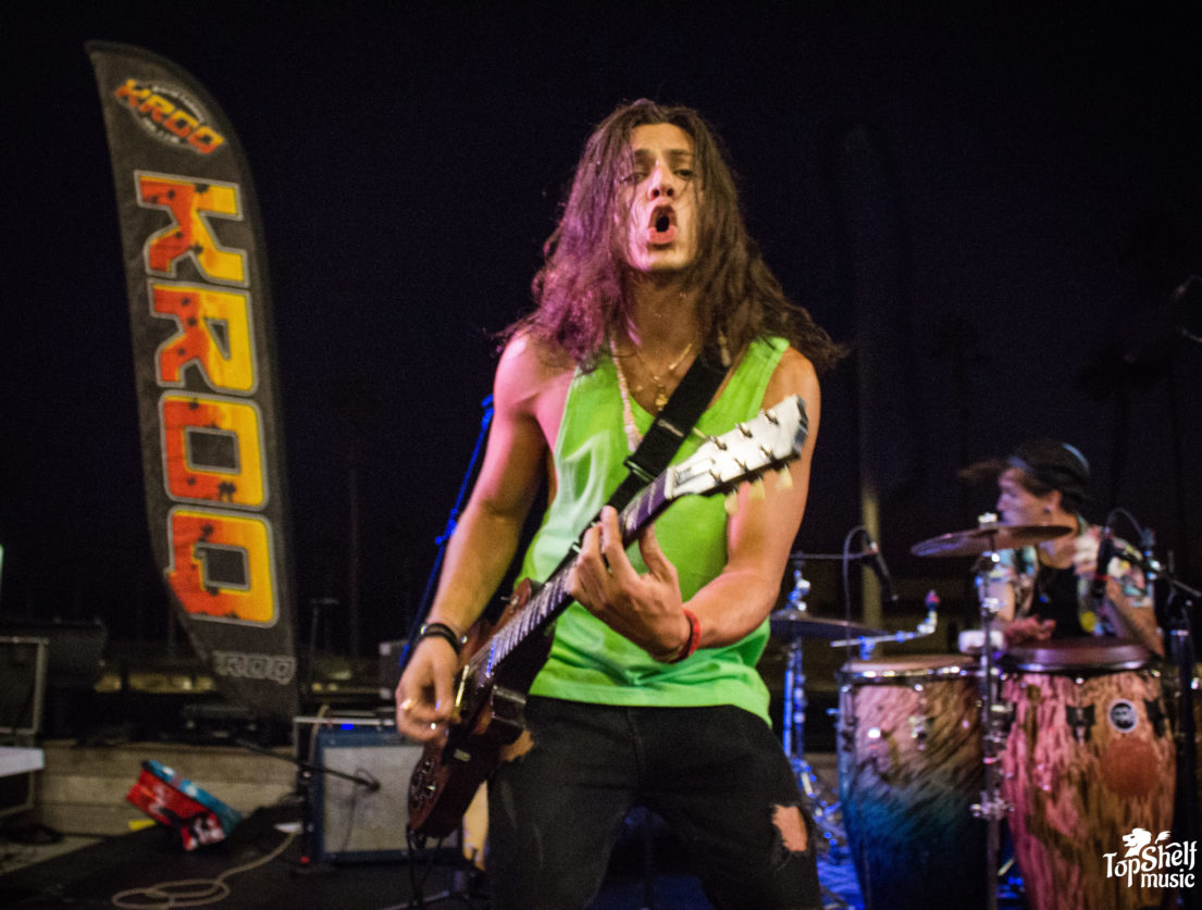 Bret Bollinger breaks stage at KROQ's Huntington Beach concert series ...